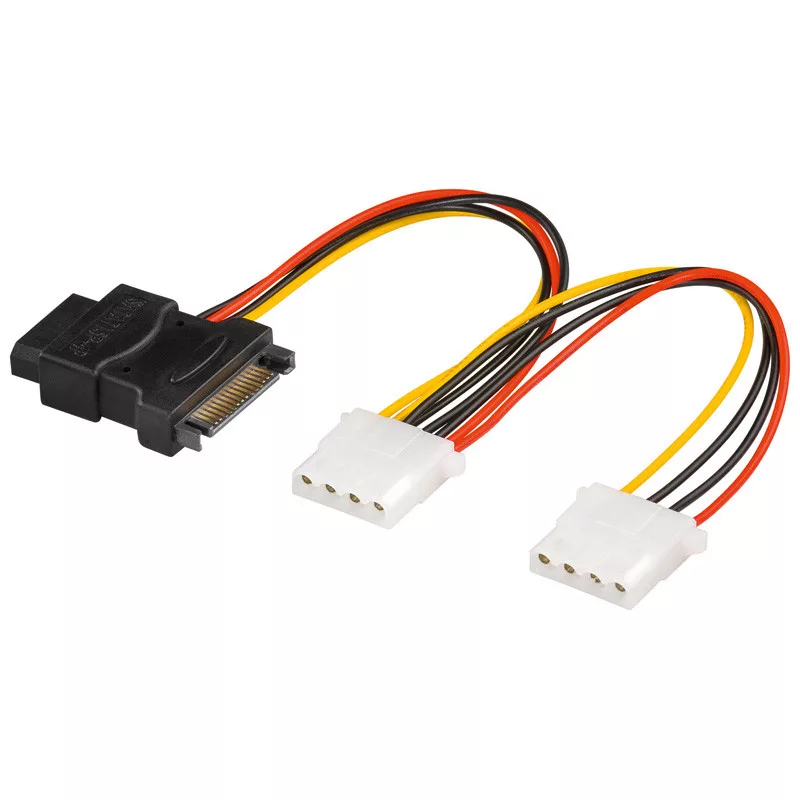 Goobay 95130 SATA Power Splitter - Top-Elektrocenter
